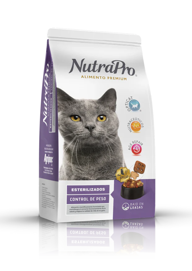 NUTRA PRO GATO CONTROL PESO - HUELLITAS MEDELLIN - Tienda de Mascotas